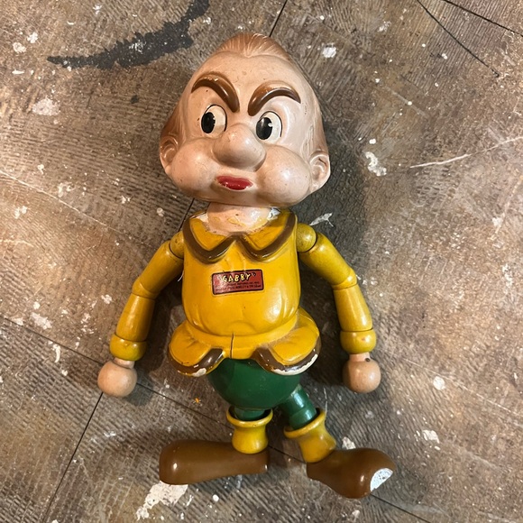 Accents | Vintage Gabby Doll Gullivers Travel Grumpy Dwarf Max ...